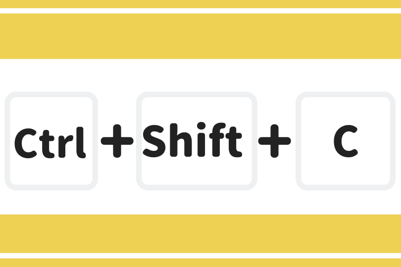  Ctrl Shift C 
