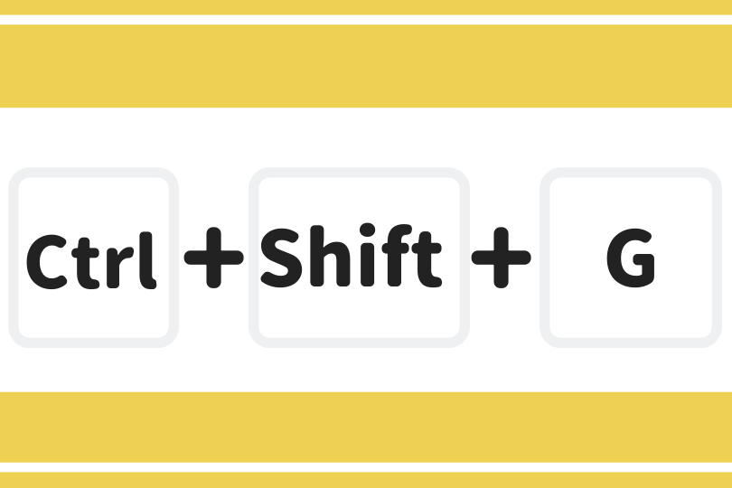  Ctrl Shift G 