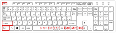 【Ctrl+Shift+Esc】